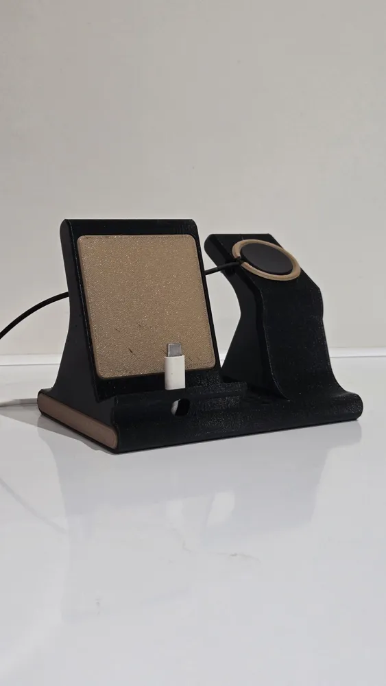 Universal Phone & Galaxy Watch Charging Station - Free 3D Print Model ...