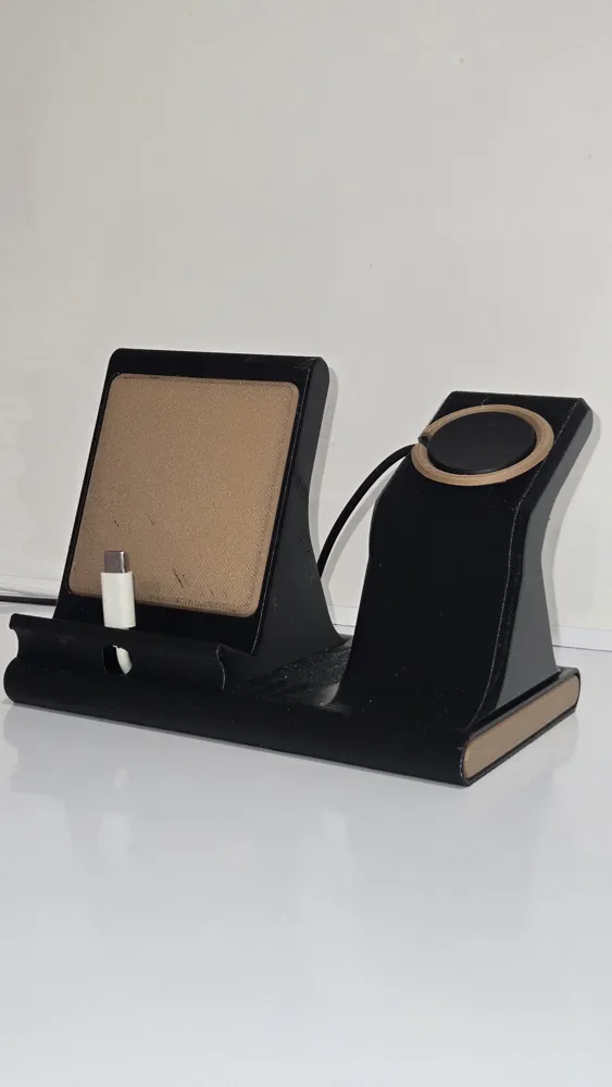 Universal Phone & Galaxy Watch Charging Station - Free 3D Print Model ...