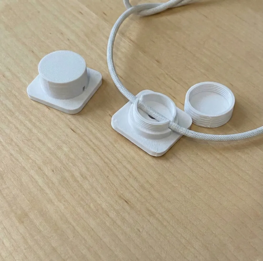 Wall wire mount (multi size) - Free 3D Print Model - MakerWorld