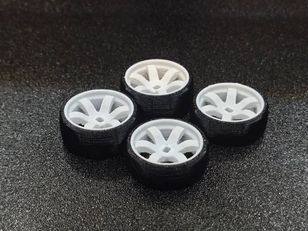 WLToys K969 K989 drift wheels (rims) 27mm 1/28 - Free 3D Print Model ...