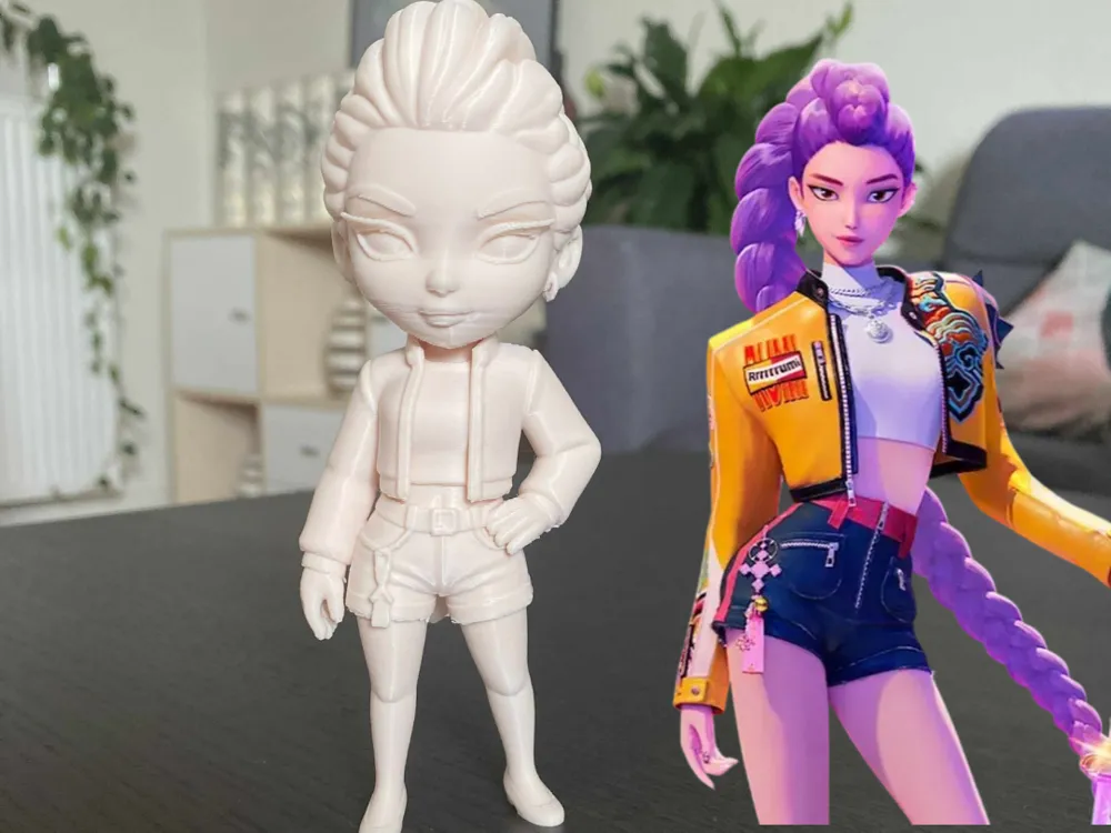 Kpop demon hunters Rumi chibi style - Free 3D Print Model - MakerWorld