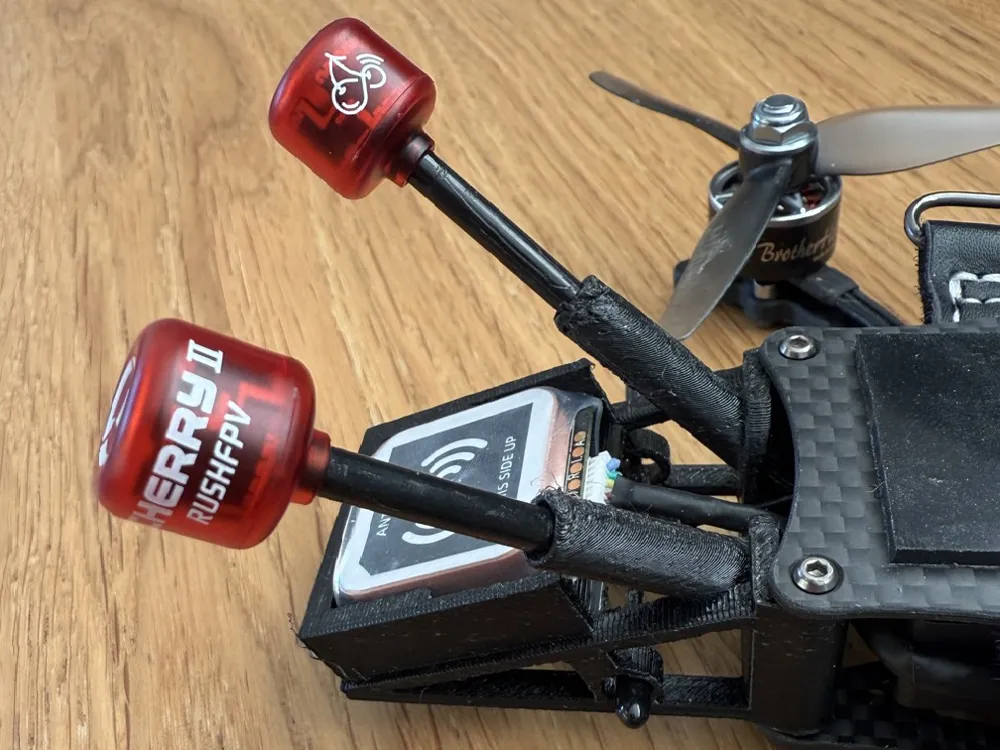 AOS 3.5 v5 GPS and Dual Antenna Mount - Free 3D Print Model - MakerWorld