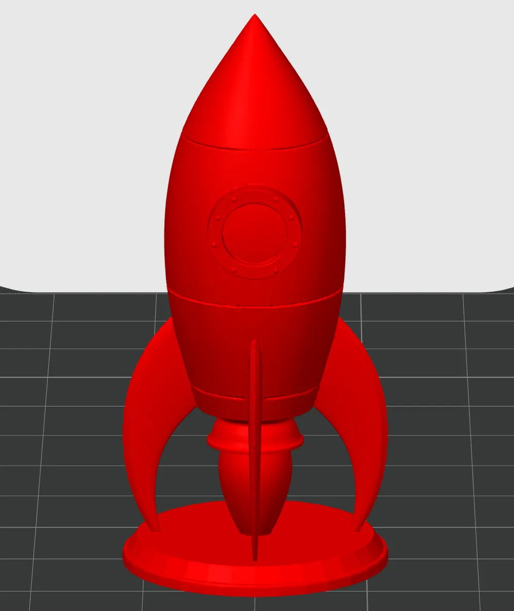 Space Roket Whit Stand by Il_quasi_TV MakerWorld: Download Free 3D Models