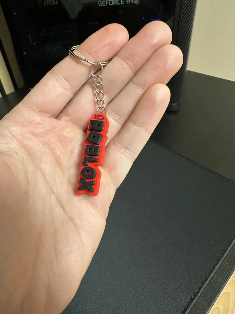 Roblox keychain fast print - Free 3D Print Model - MakerWorld
