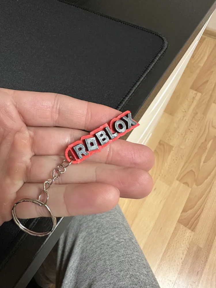 Roblox keychain fast print - Free 3D Print Model - MakerWorld
