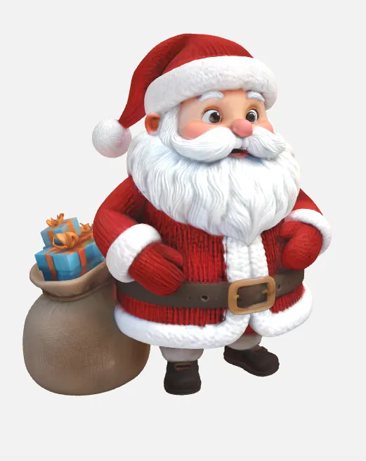 Cute Santa Claus by sk.vrifle MakerWorld: Download Free 3D Models
