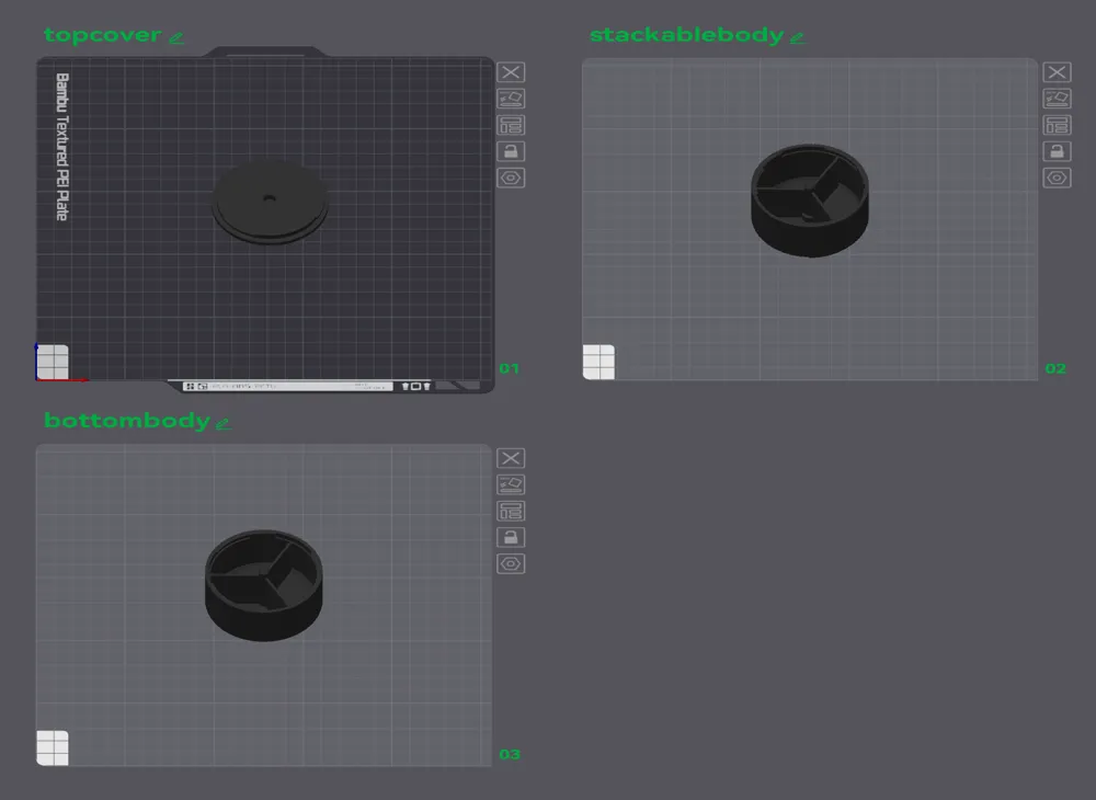 stackable screw boxes by archon MakerWorld: Download Free 3D Models