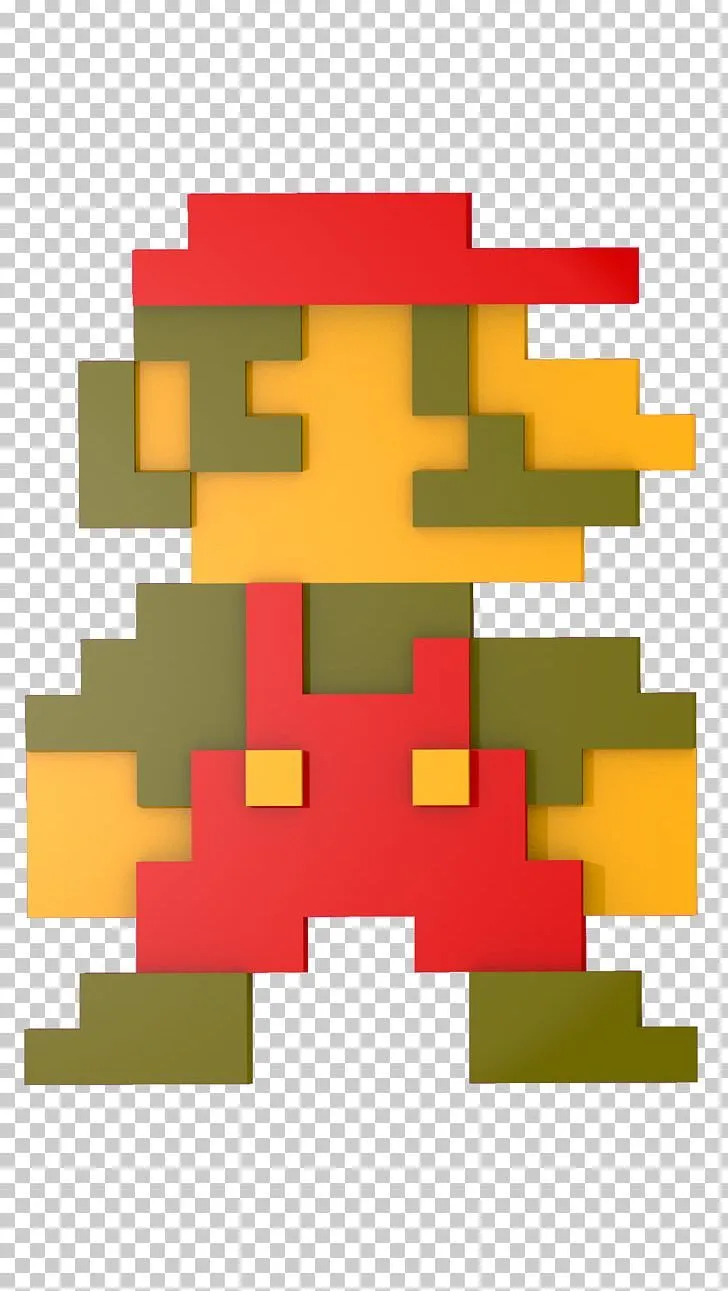 Super Mario Pixel by MyworldupsidedownXIII - MakerWorld