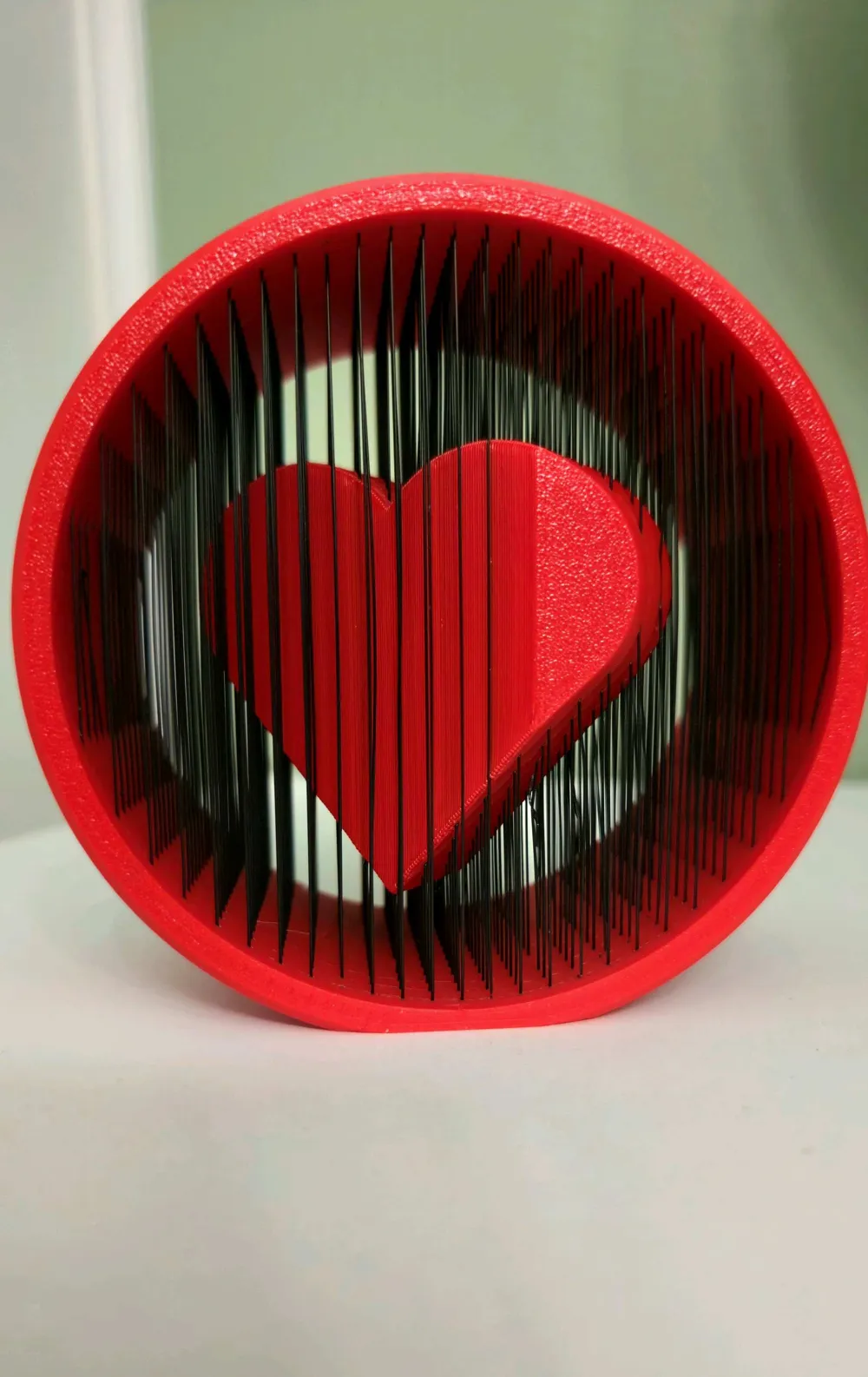 Suspended Heart - Free 3D Print Model - MakerWorld