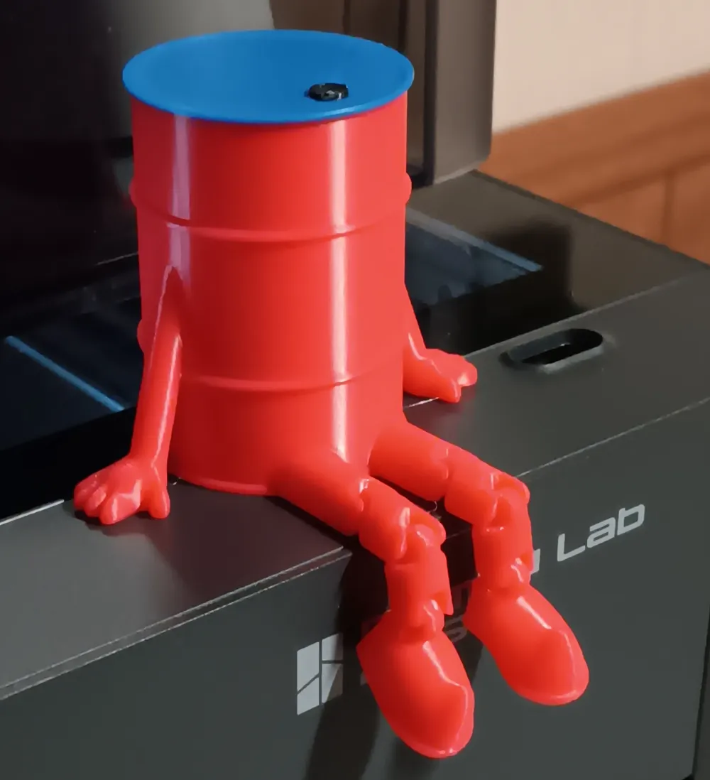 Articulated 55 Gallon Barrel by AmishAtlas Designs - MakerWorld