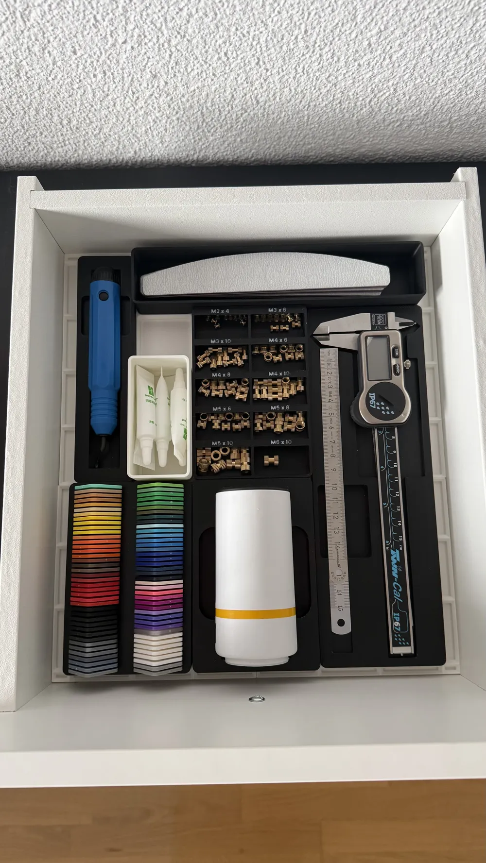 Gridfinity Base 6x7 for IKEA KALLAX Drawer - Free 3D Print Model - MakerWorld