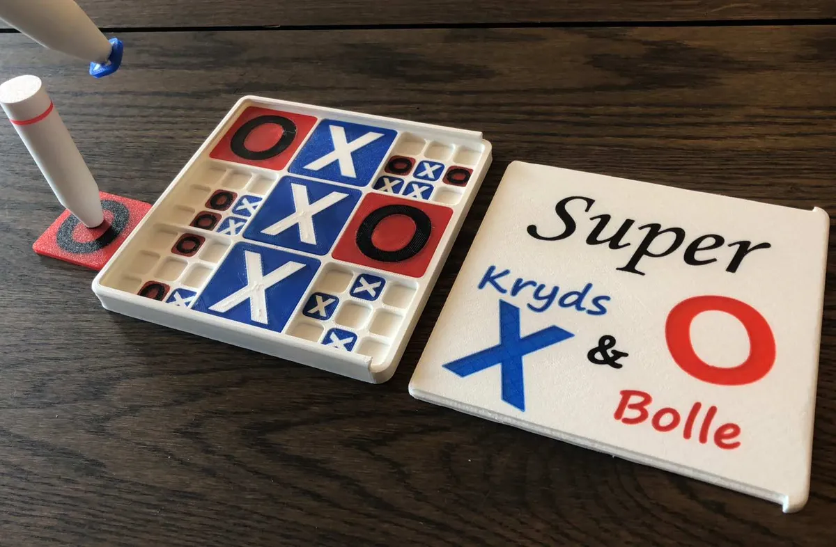 Super Tic Tac Toe by Kongen MakerWorld: Download Free 3D Models