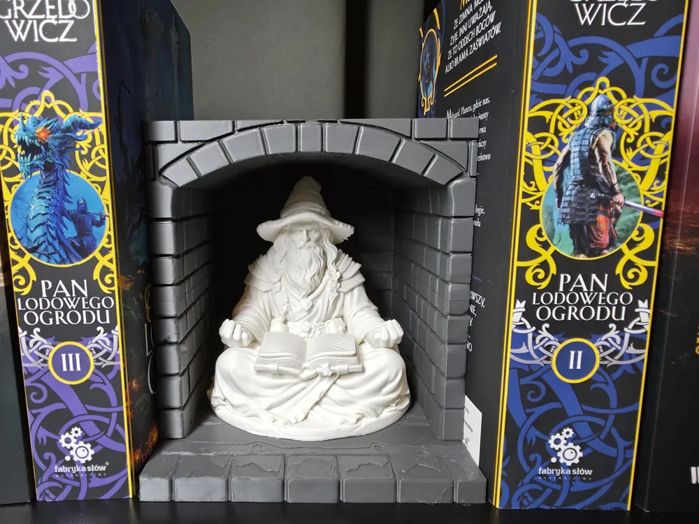 The Meditating Sage - Enchanted LED Book Nook - Free 3D Print Model ...