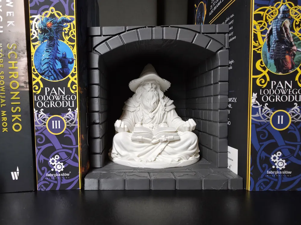 The Meditating Sage - Enchanted LED Book Nook - Free 3D Print Model ...