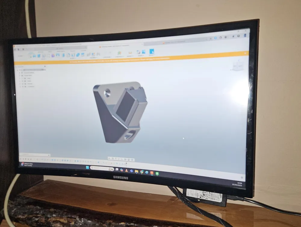 Samsung monitor screen small wall mount bracket by ads365 - MakerWorld