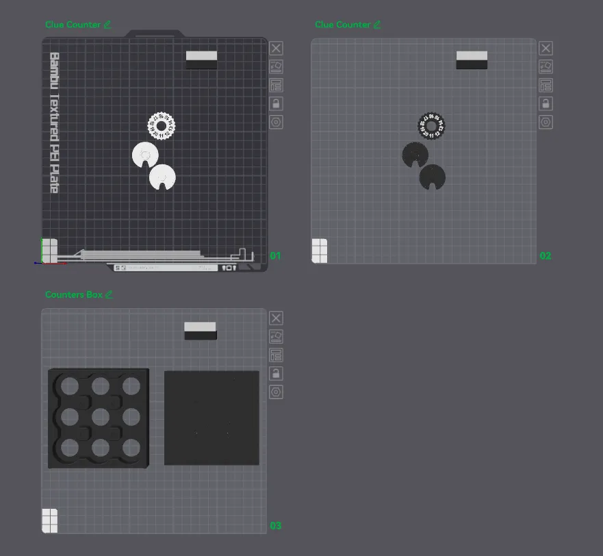 MTG Clue Token Counter - Double Sided 1-20 Dial by TheMakerSphere ...