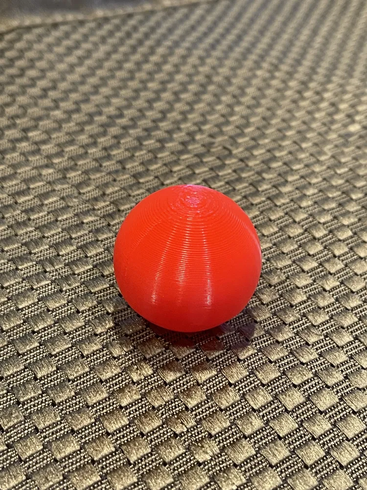 40mm Hollow Ping Pong Ball - Free 3D Print Model - MakerWorld