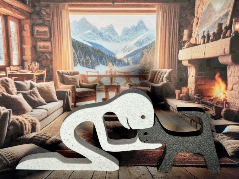 Friends forever (human and cat) by Keyline Studio - MakerWorld