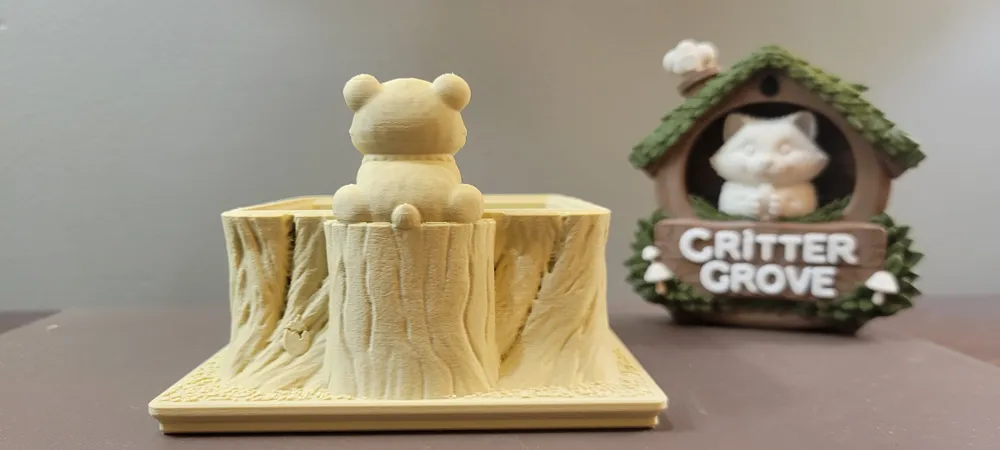 Soporte de Notas Adhesivas de Oso – Critter Grove - Modelo de impresión ...
