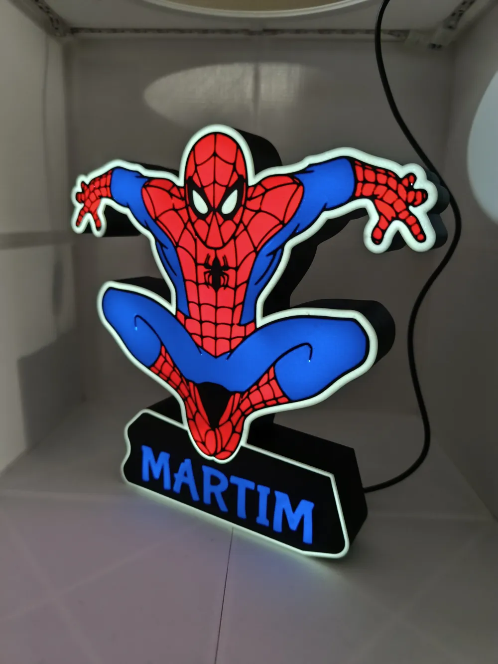 Spiderman Lightbox by raminhos MakerWorld: Download Free 3D Models