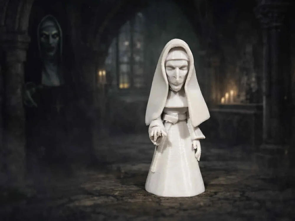 Valak demonic Nun from The Conjuring - Free 3D Print Model - MakerWorld