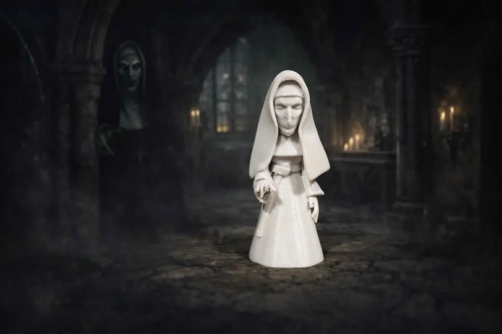 Valak demonic Nun from The Conjuring - Free 3D Print Model - MakerWorld