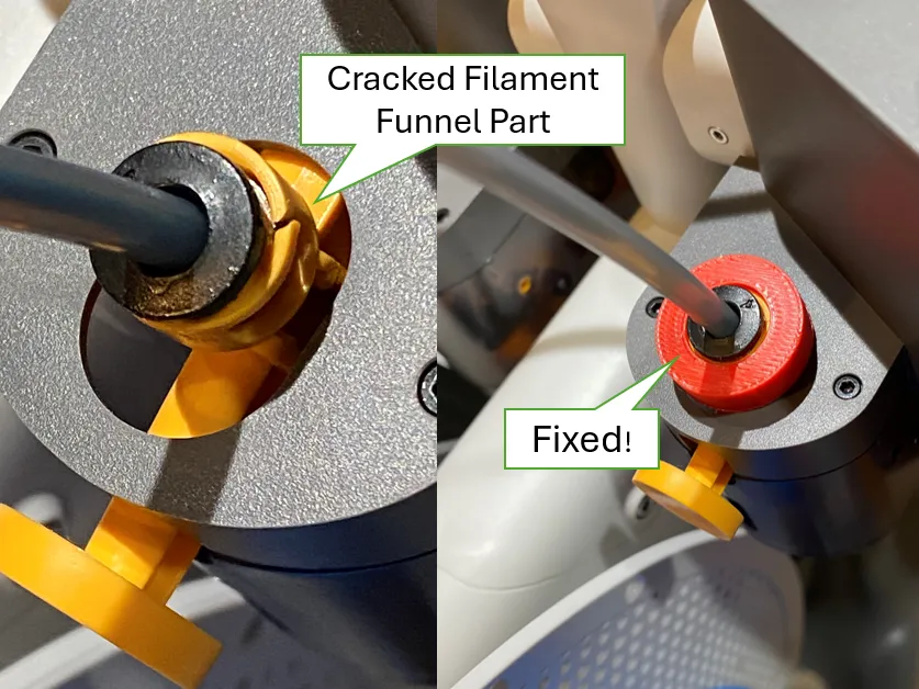 AMS Lite Filament Funnel Repair - Free 3D Print Model - MakerWorld