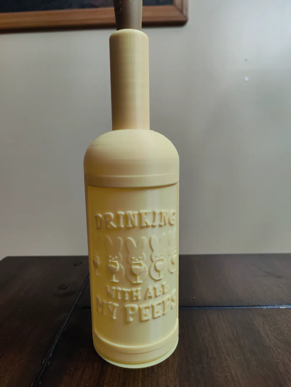 Peeps Wine Bottle by Uncle Joeys Creations - MakerWorld