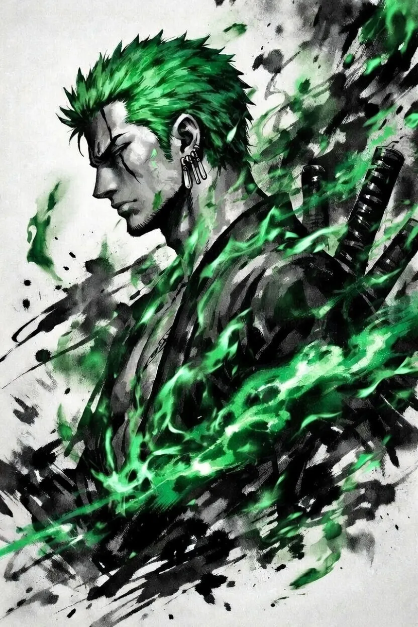 Zoro – One Piece | Arte de pared 3D Hueforge - Free 3D Print Model ...