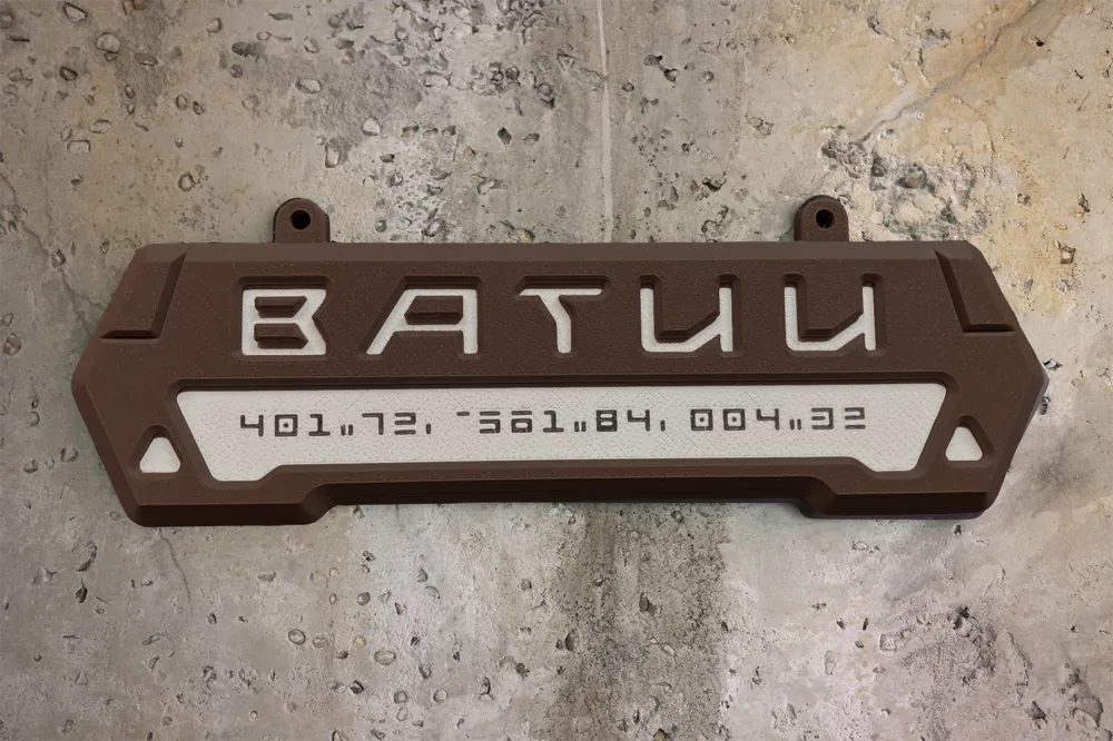 Batuu Sign -Star Wars Galaxy's Edge by warrell72 MakerWorld: Download ...