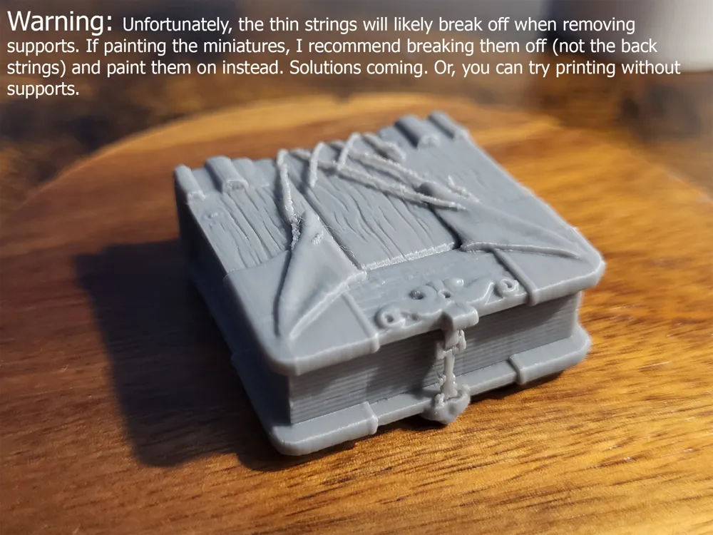 DnD Makeshift Spellbook Miniature - Free 3D Print Model - MakerWorld