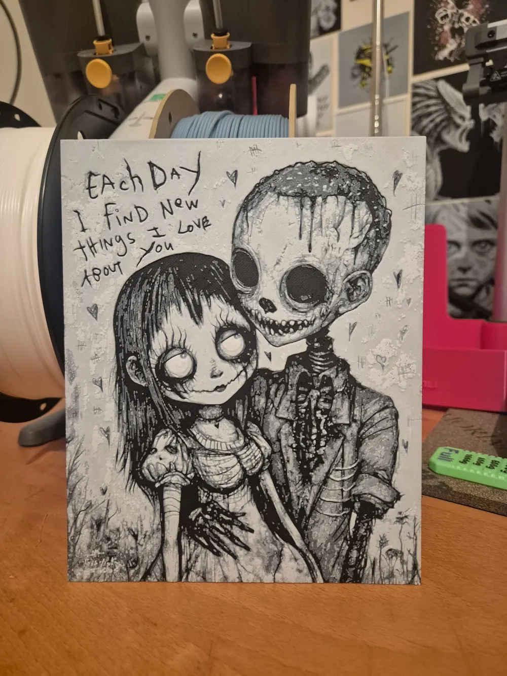 i love you hueforge - Free 3D Print Model - MakerWorld