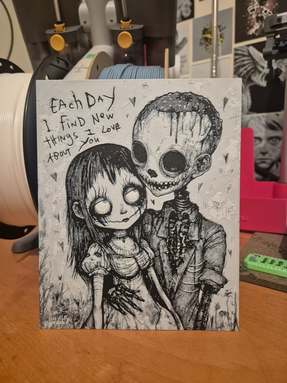 i love you hueforge - Free 3D Print Model - MakerWorld