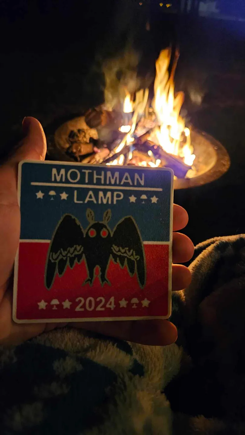 Mothman Campaign Coaster by Dozer - MakerWorld