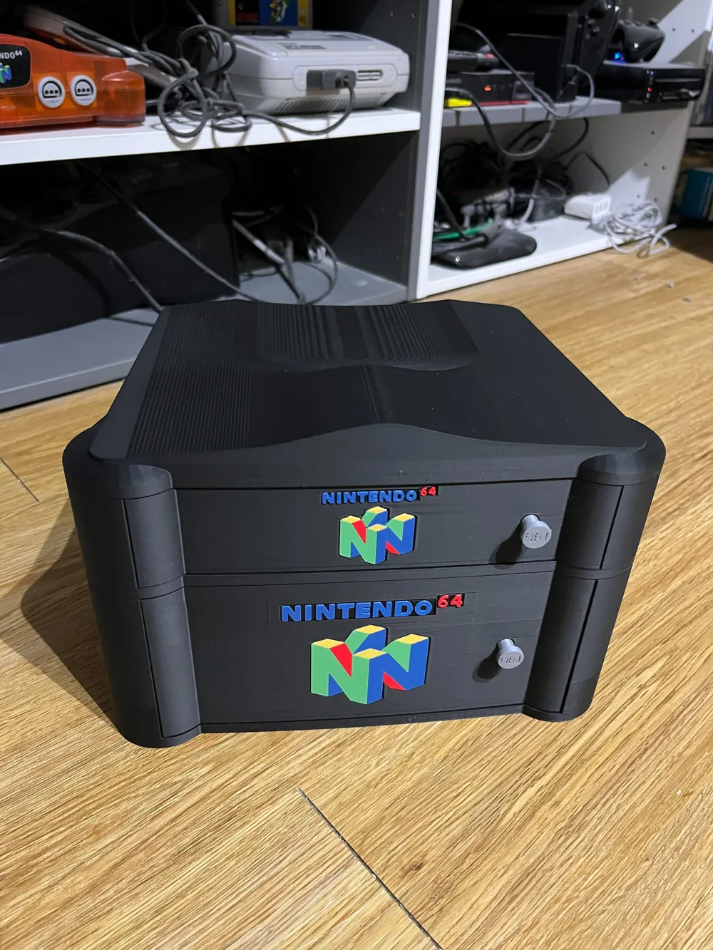 N64 Nintendo 64 cartridge and controller storage - Free 3D Print Model ...