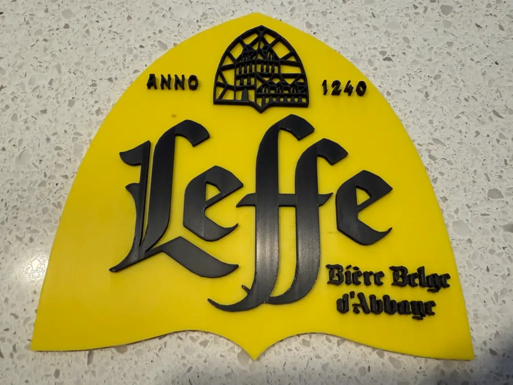 Leffe Beer Sign by Nickler - MakerWorld