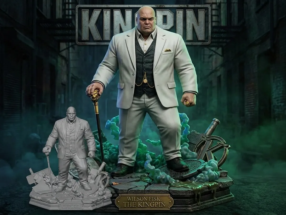 KINGPIN MARVEL - Free 3D Print Model - MakerWorld