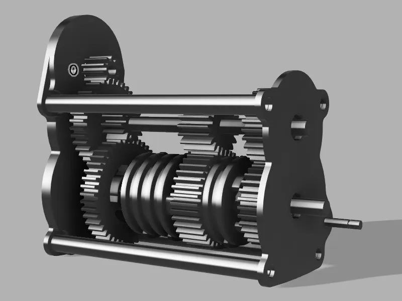RC Three-Speed Gearbox by 冰王 MakerWorld: Download Free 3D Models