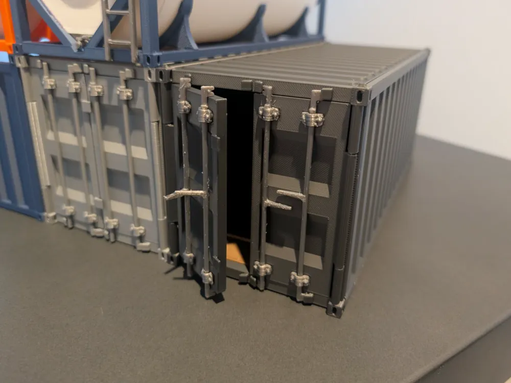 stackable shipping container - Free 3D Print Model - MakerWorld