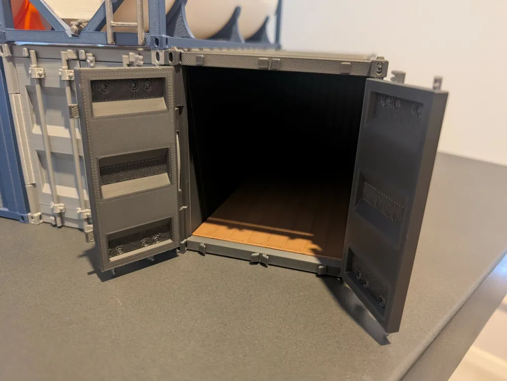 stackable shipping container - Free 3D Print Model - MakerWorld