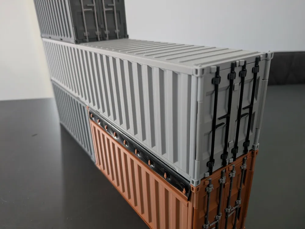 stackable shipping container - Free 3D Print Model - MakerWorld