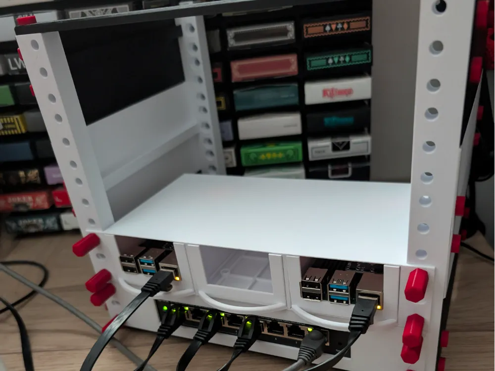 10'' server rack fully printed by giakomo00 MakerWorld: Download Free ...