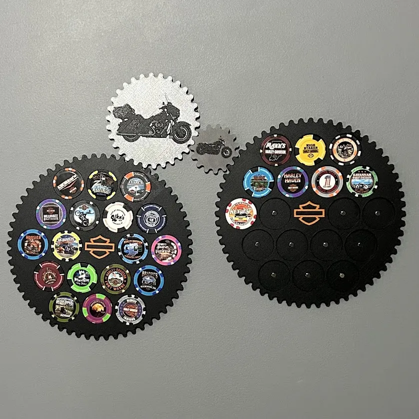 Harley Davidson/Indian Poker Chip Display by Yeet Yeet MakerWorld ...