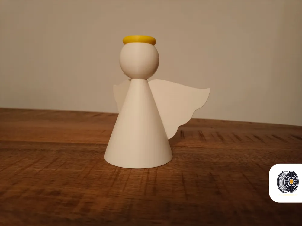Minimalistic Christmas Angel (Tealight compatible) by Mike.stl ...