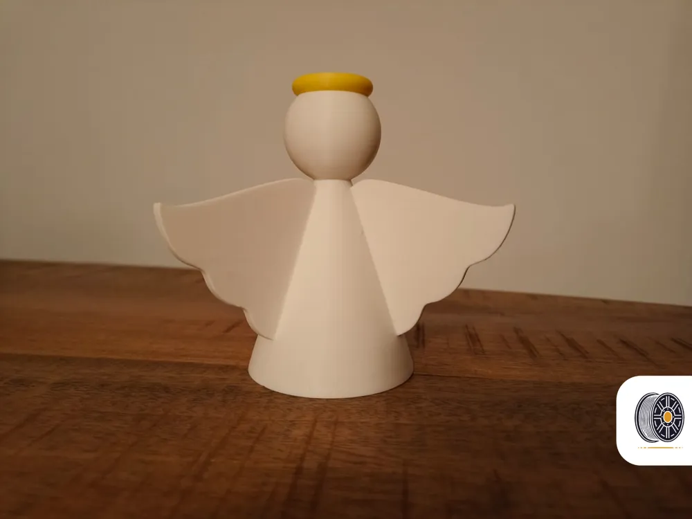 Minimalistic Christmas Angel (Tealight compatible) by Mike.stl ...