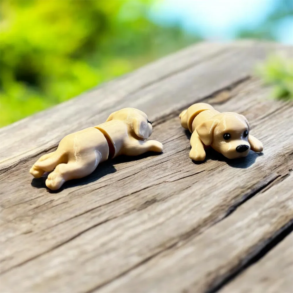 Mini Flexi Labrador Puppy - Free 3D Print Model - MakerWorld