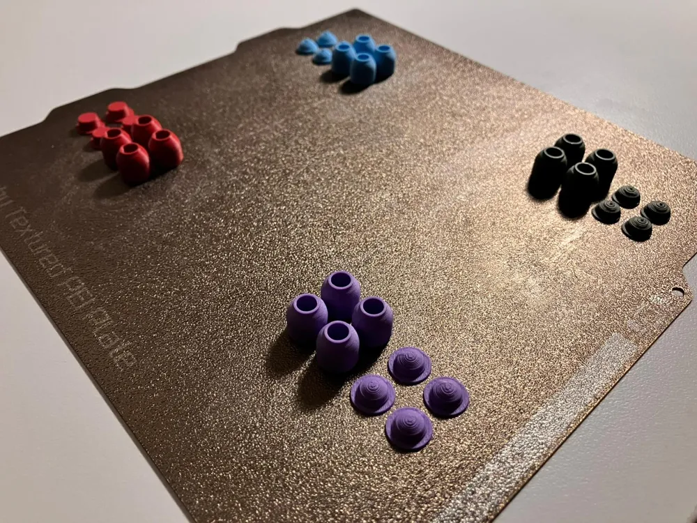Game pieces with cute hats - no AMS needed by Stray_and_print ...