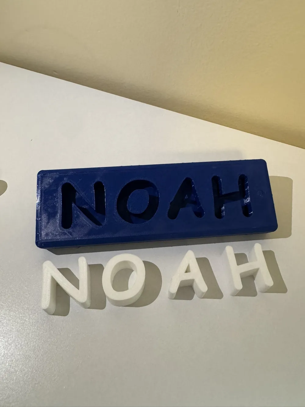 NOAH - Name Puzzle - Free 3D Print Model - MakerWorld
