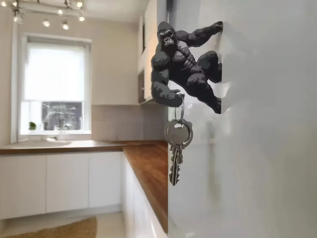 King Kong - Magnet & Keychain - Free 3D Print Model - MakerWorld