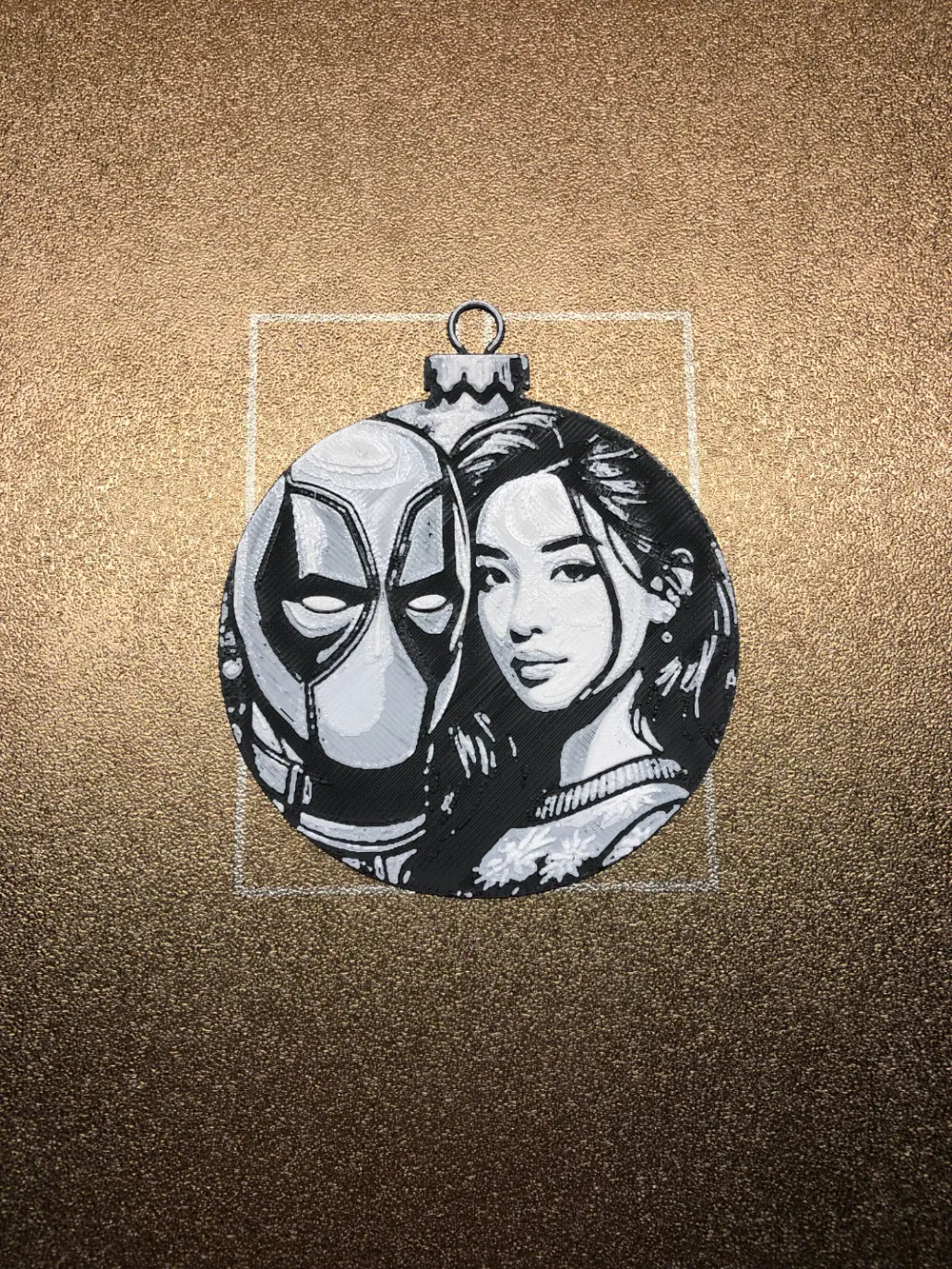 Deadpool christmas ball - Free 3D Print Model - MakerWorld